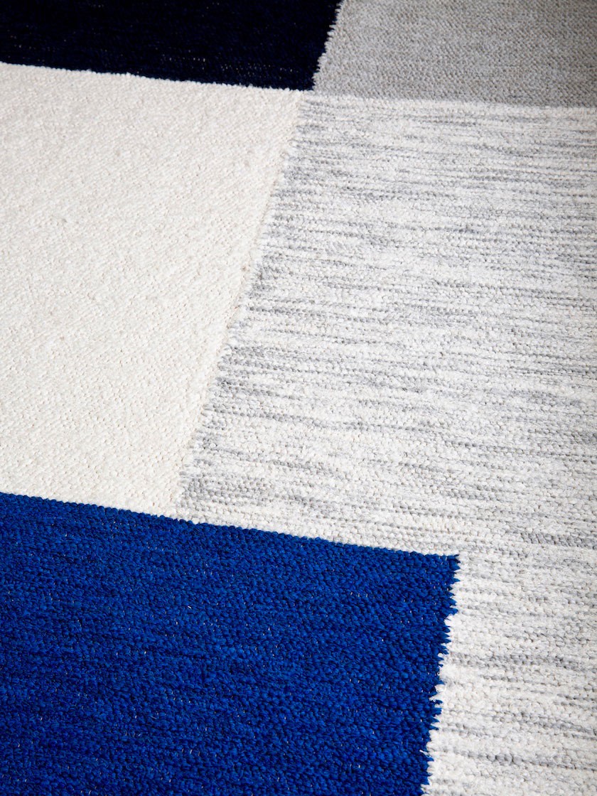 Recycled Cotton Ocean Rug | Saudade Design Size 140 x 200 cm