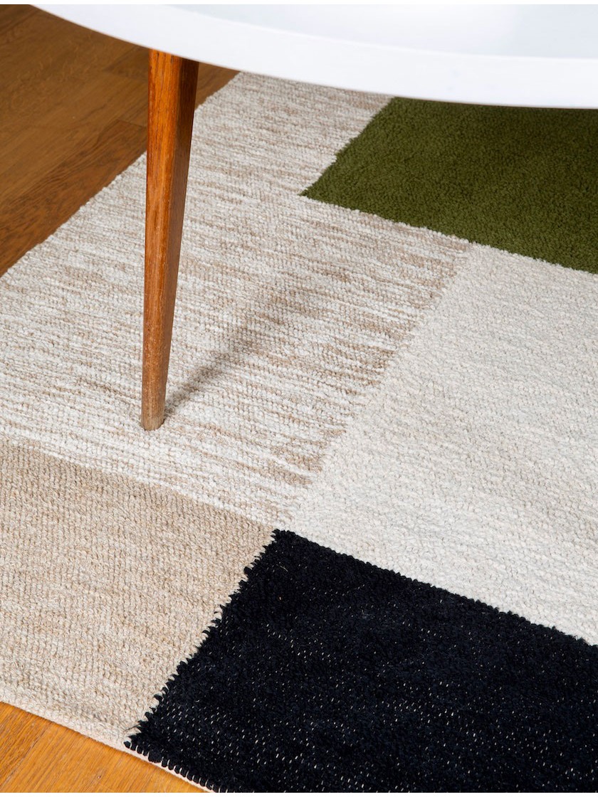 Recycled Cotton Earth Rug | Saudade Design Size 140 x 200 cm