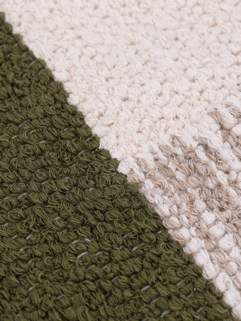 Recycled Cotton Earth Rug | Saudade Design Size 140 x 200 cm